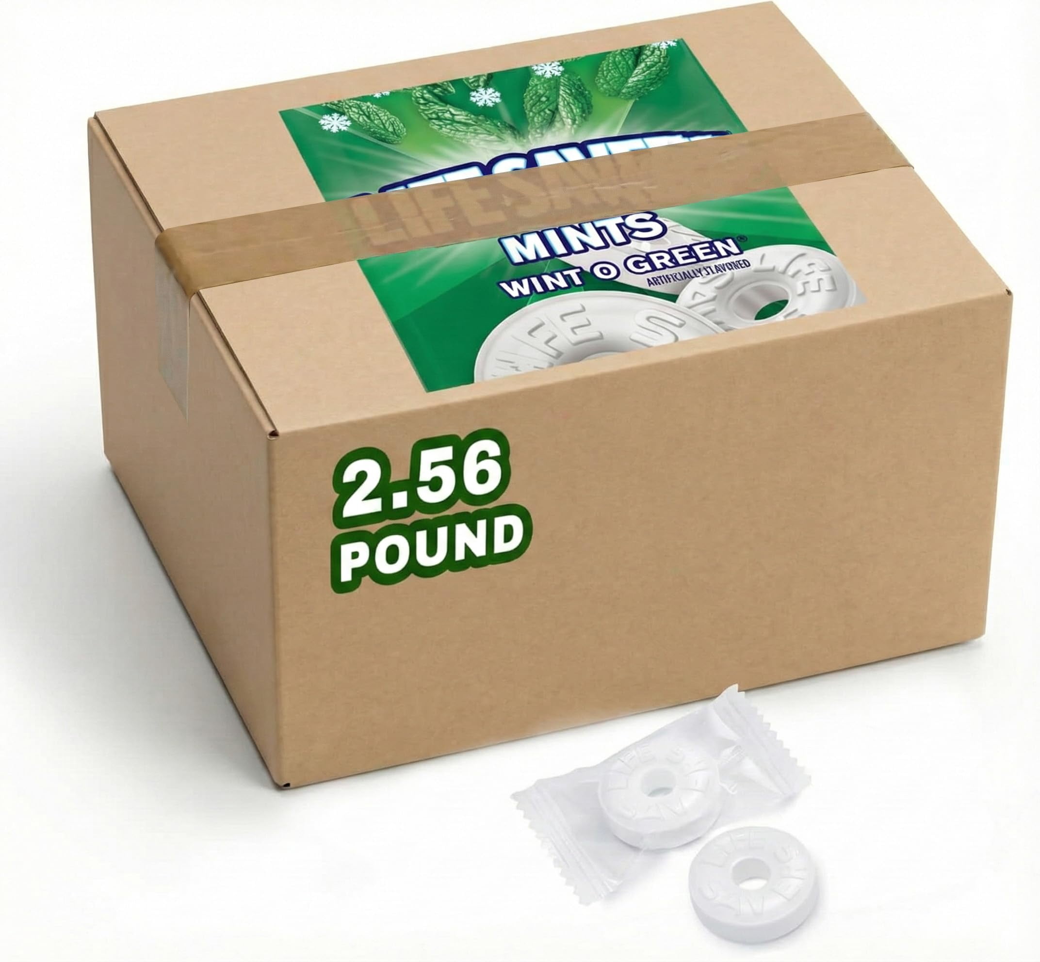 Wint O Green Hard Candy 2.5lb - Fresh Breath Wintergreen Mints ...