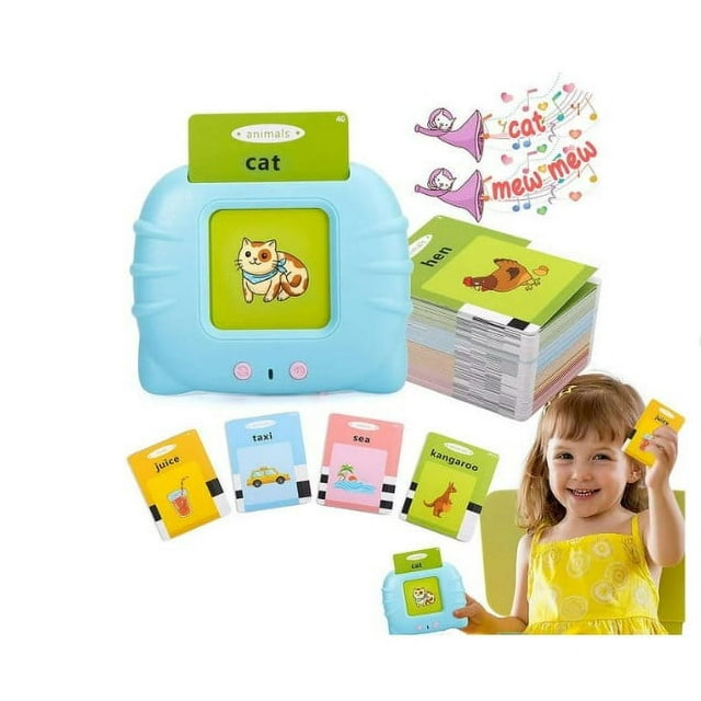 Wintekd Educational Talking Flash Cards for Kids (Ages 2-7) - Preschool ...