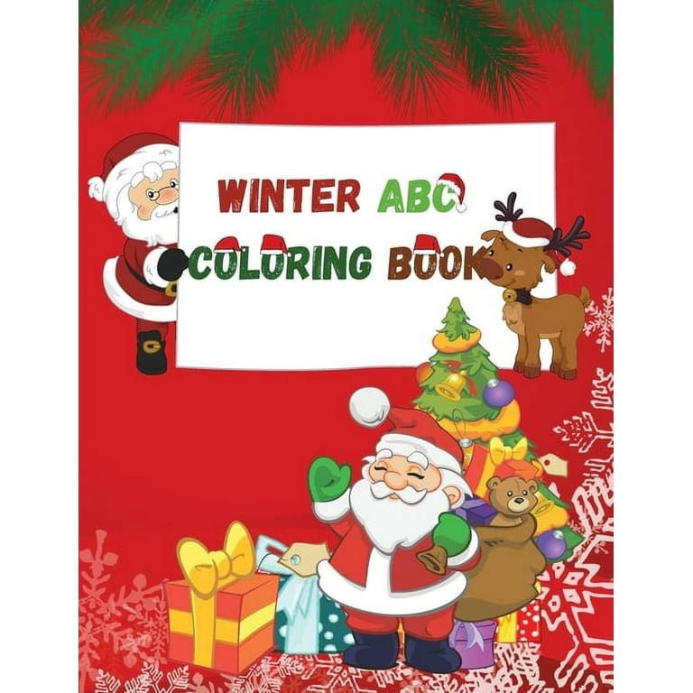 christmas abc coloring book