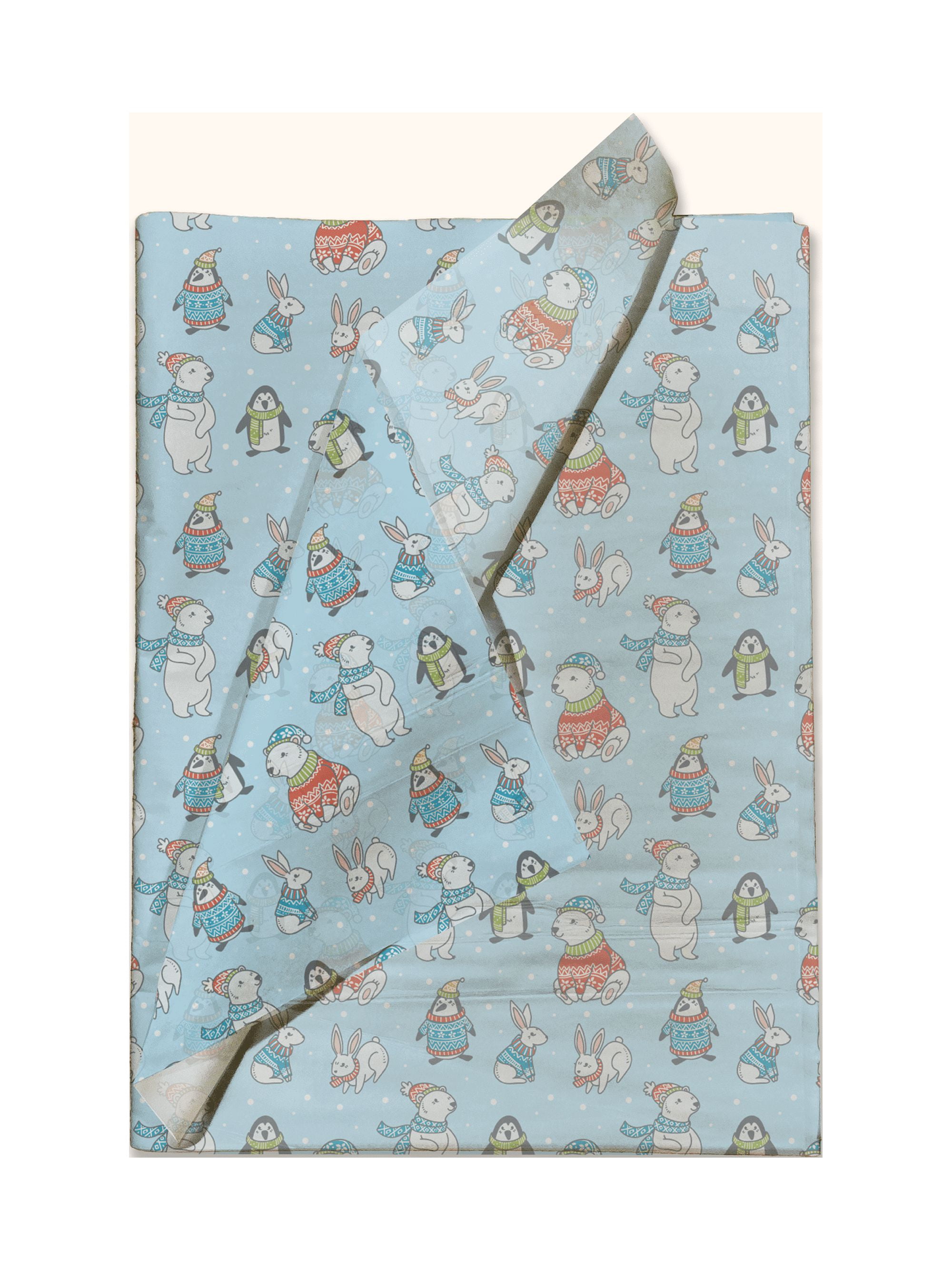 Winter Animals Printed Tissue Paper - Decorative Tissue for Decoupage ...