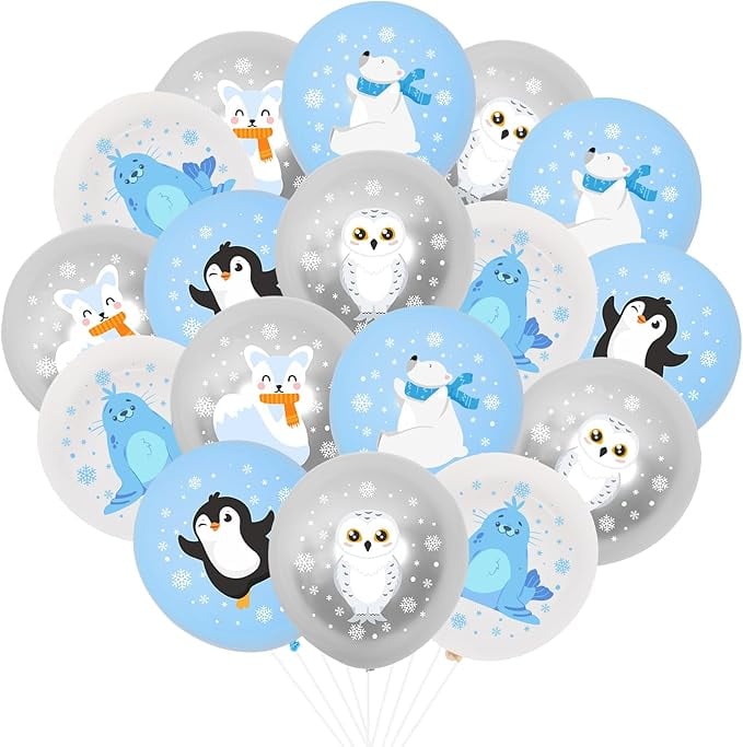 Winter Arctic Animals Party Decorations, Winter Baby Shower Decorations ...