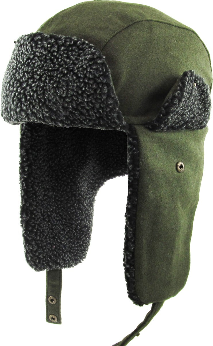 KBETHOS Woman Winter Aviator Trapper Hat Winter Ski Cap Olive - Walmart.com