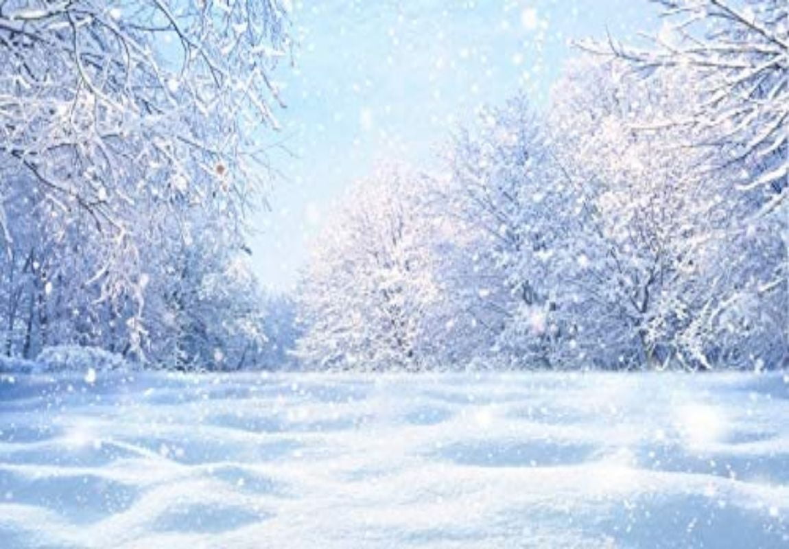 Winter Backdrop Snow Mountain Blue Crystal Castle Photography ...