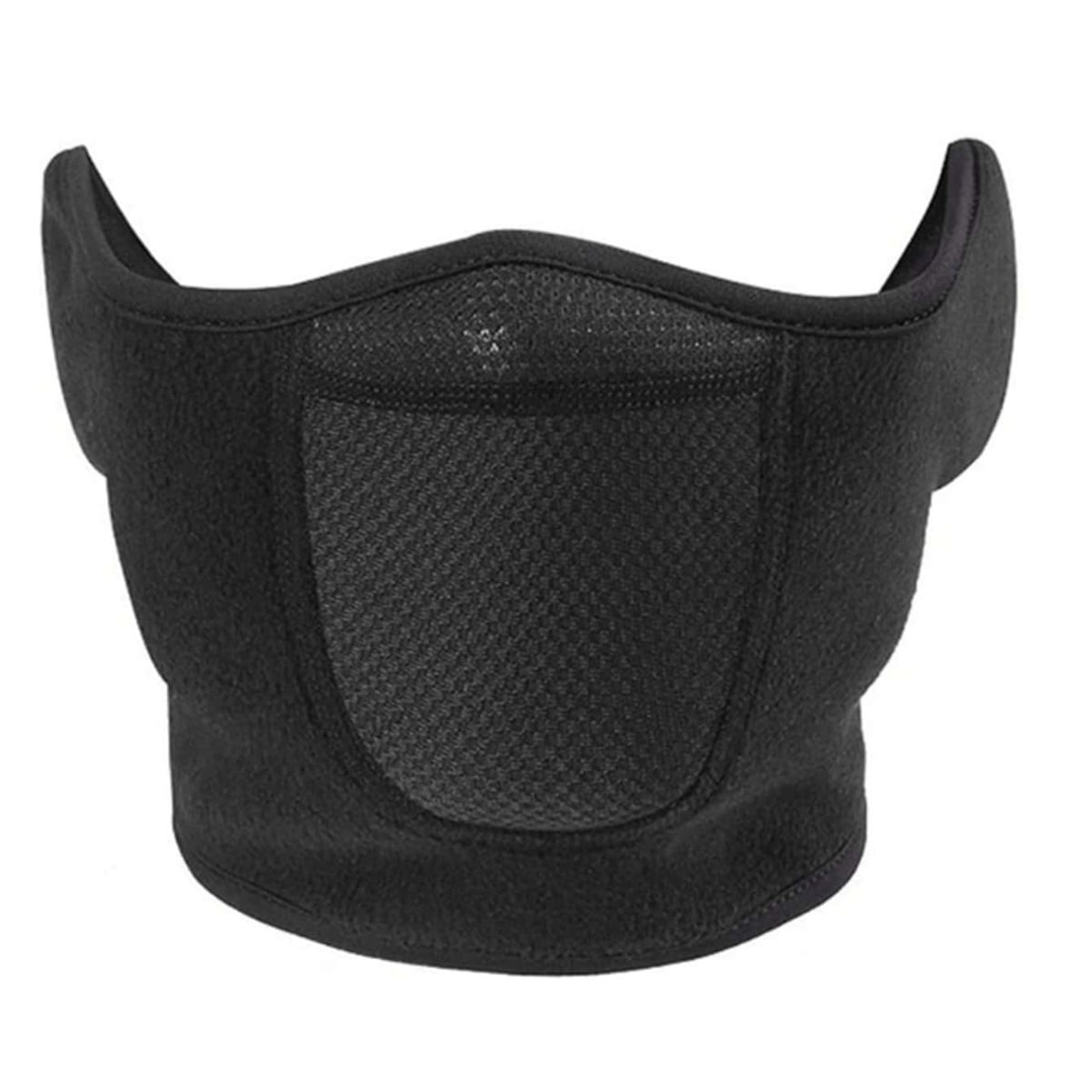 Winter Balaclava Fleece Warmer Motorcycle Face Mask Breathable Half Ski ...
