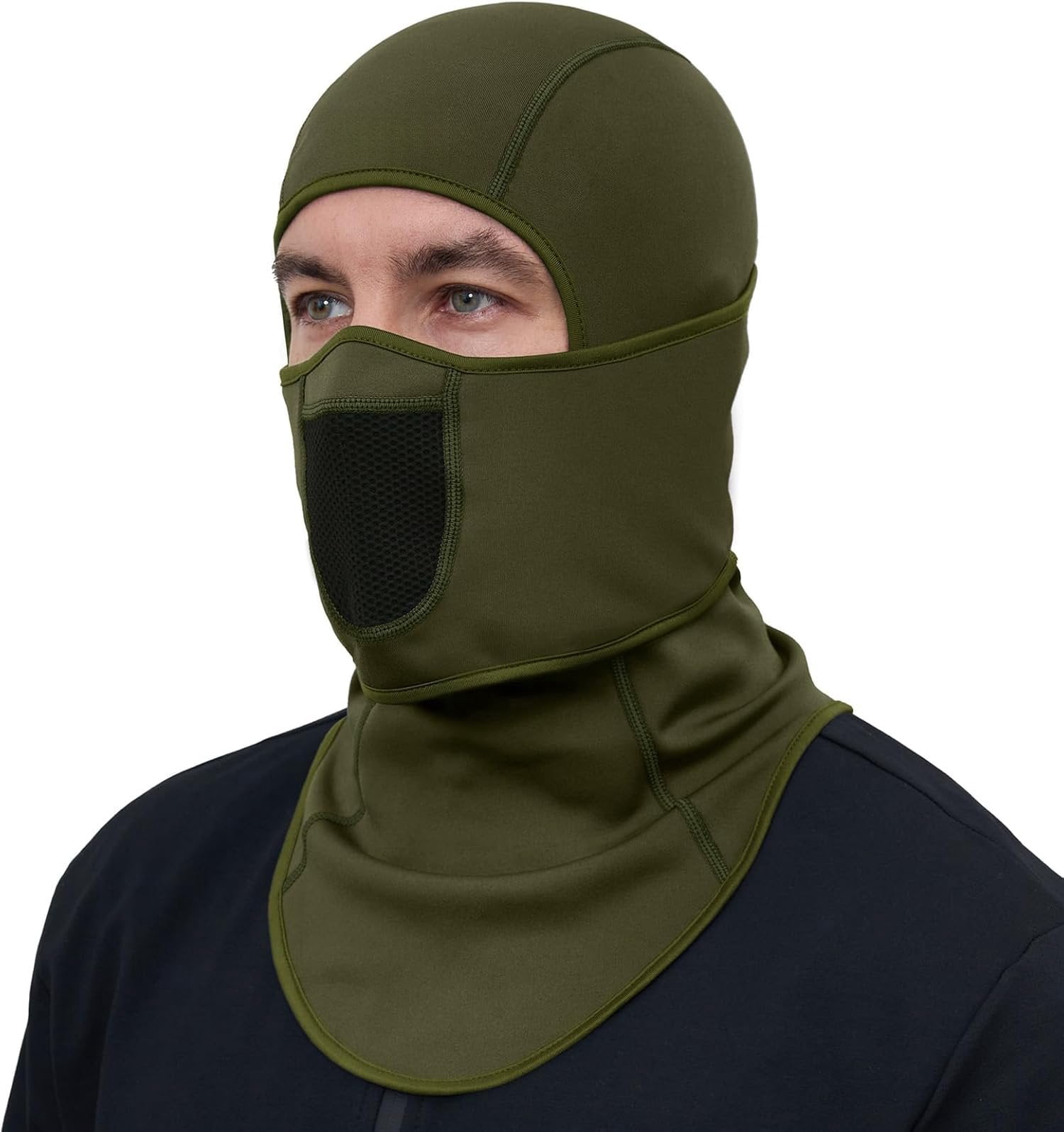 Winter Balaclava for Cold Weather Thermal Fleece Ski with Movable Cover ...