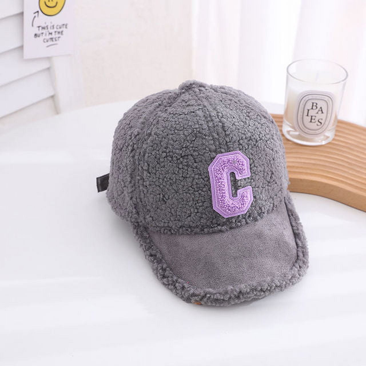 Winter Baseball Cap for Children Boy Girl Winter Cap 3-8 years Kids ...