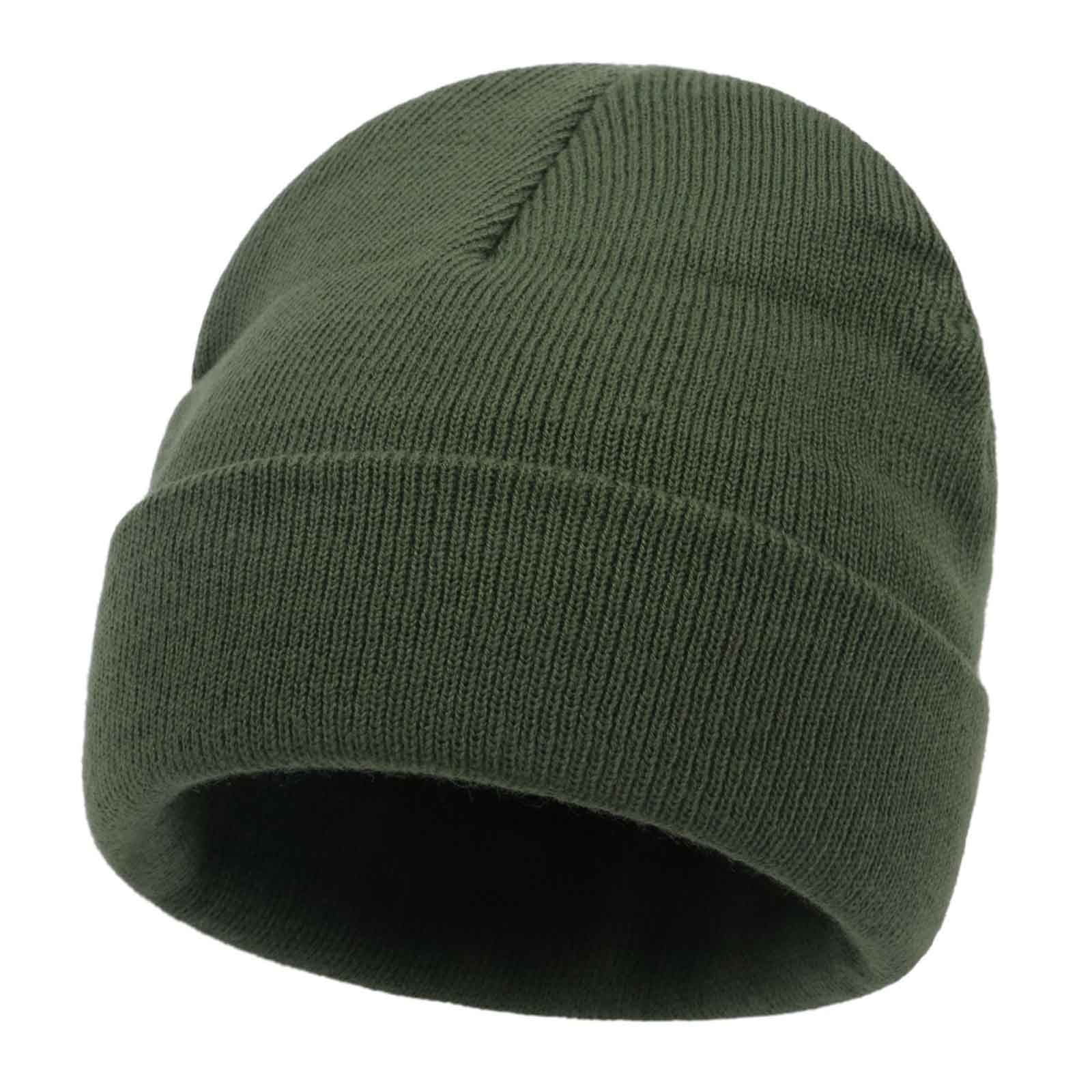 Winter Beanie Daily Hat - Thermal Polar Fleece Ski Stocking Skull Cap ...