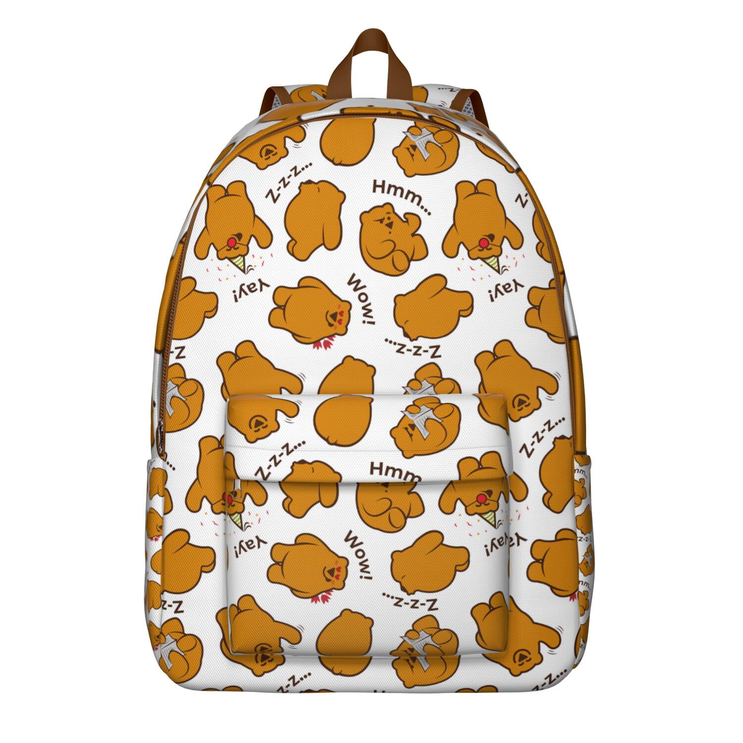 Winter Bear Backpack – Cute Cartoon Polar Bear Pattern Daypack with ...