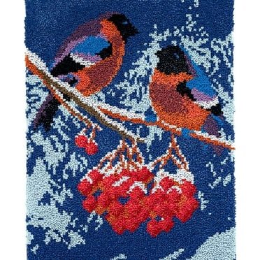 Red Mandala | Rug Making Latch Hooking Kit - Walmart.com