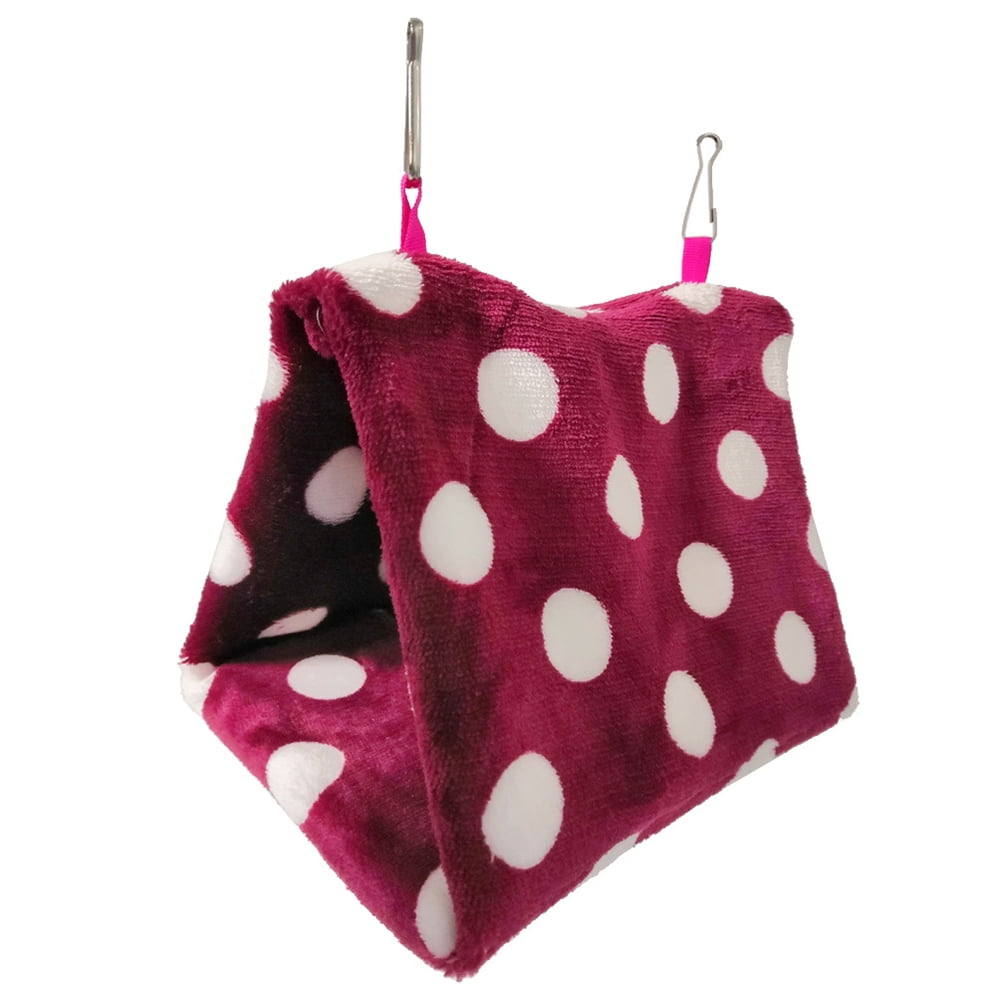 Winter Bird Nest House - Cozy Shed Hut for Parrots, Hamsters, and Small ...