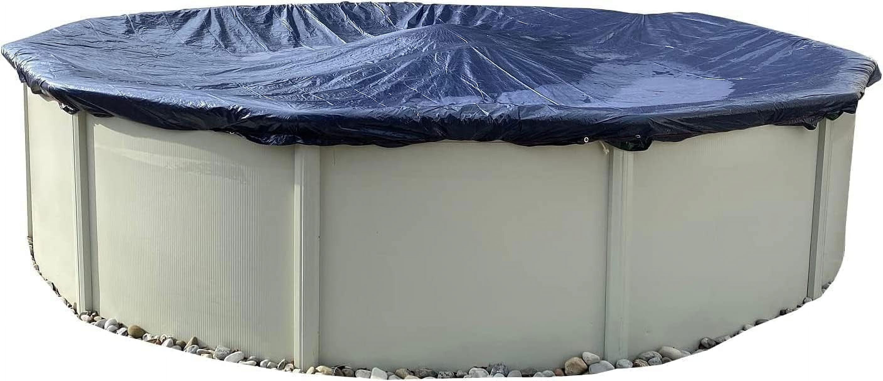 Winter Block Winter Pool Cover for Above Ground Pools, 27’ Ft. Round ...