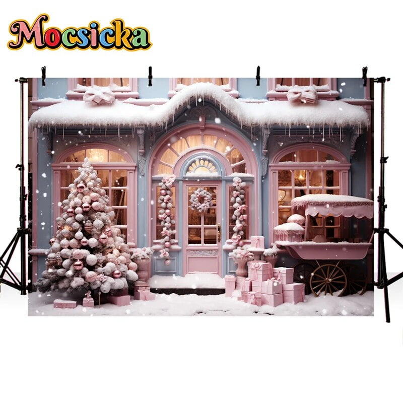 Winter Candy Shop Photography Background Kids Portrait Birthday Party ...