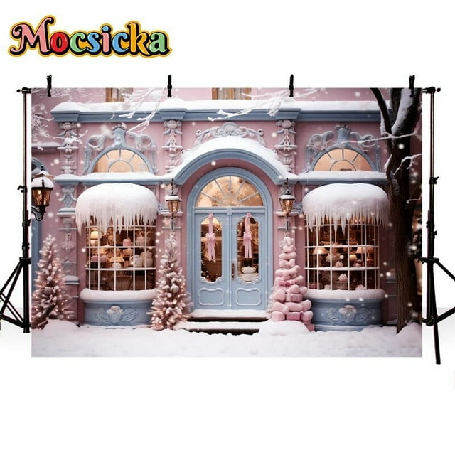 Winter Candy Shop Photography Background Kids Portrait Birthday Party ...