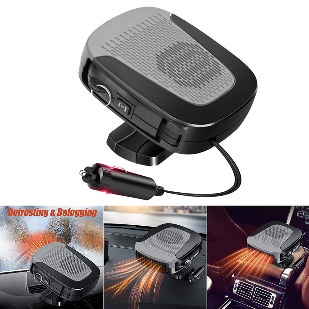 Winter Car Heater Portable Car Fan 2 In 1 Modes 12V 150W Defrost And ...
