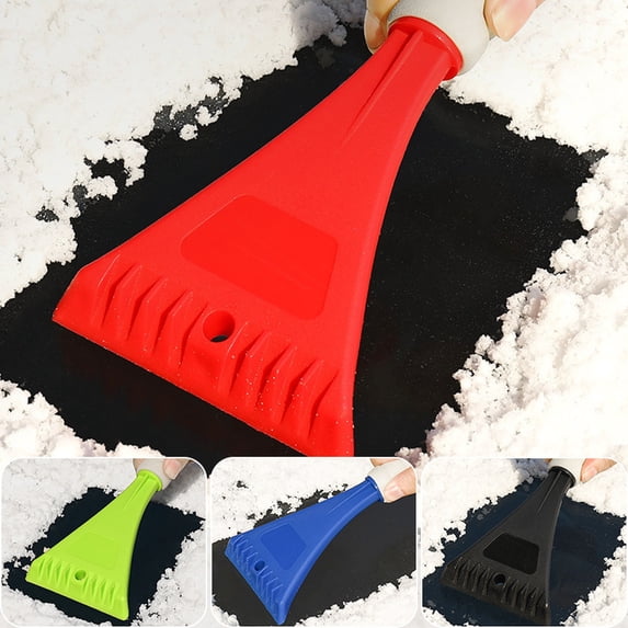 Winter Car Snow Shovel with EVA Foam Edge, Thick Plastic Handle Ice ...