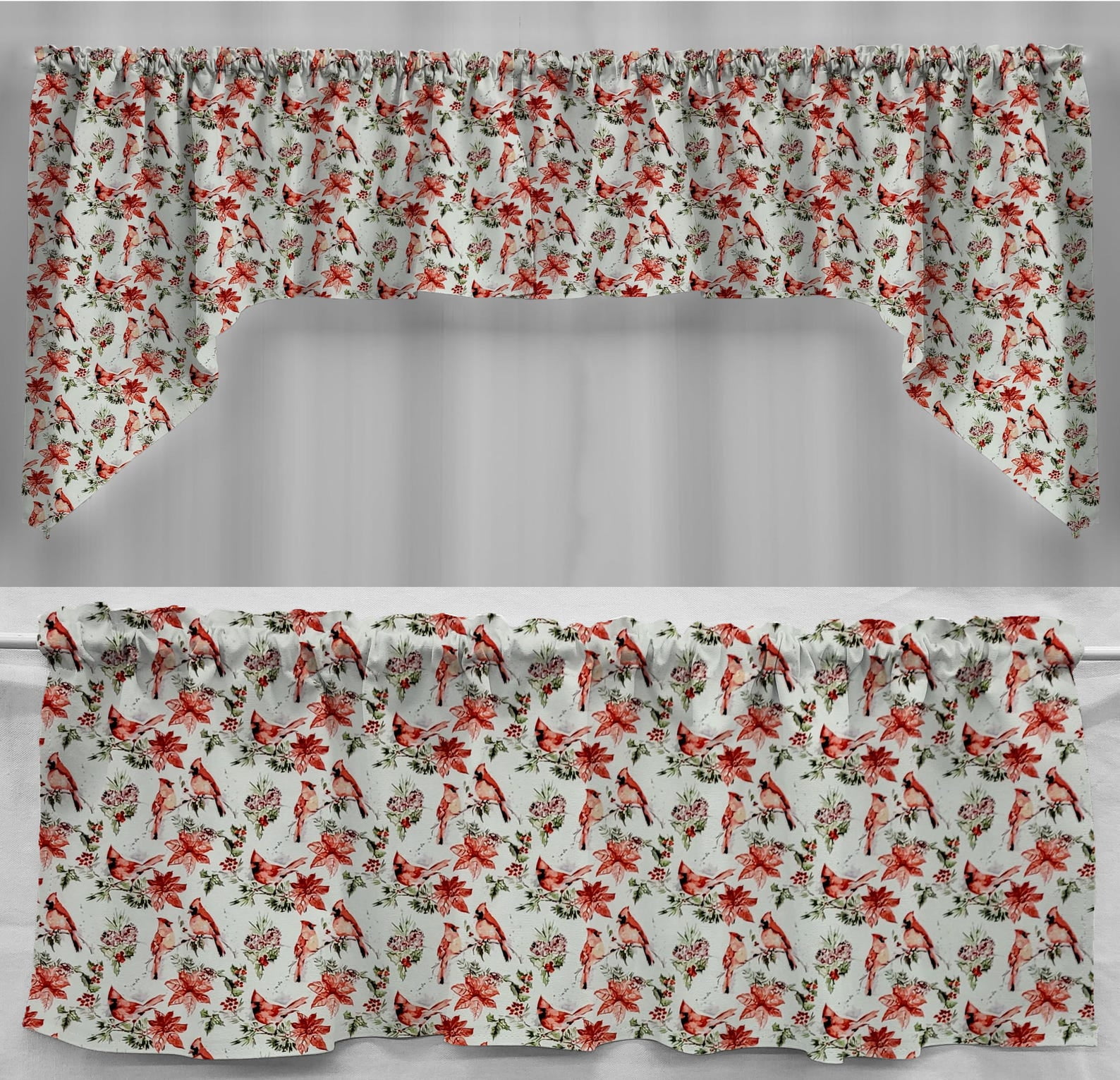 Winter Cardinals Swag Panels by Penny's Needful Things (Set of 2) 24 ...