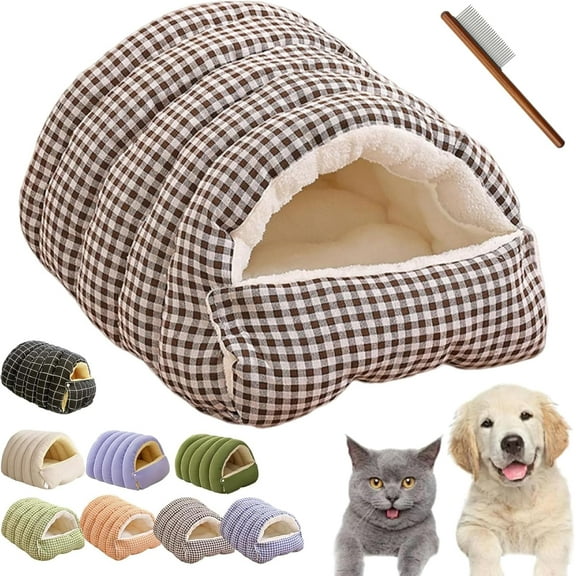 DAMAI Removable and Washable Winter Closed-Off Cat Bed, 2026 Cozy ...