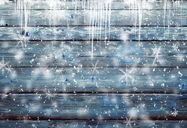 Winter Christmas Blue Wooden Board Snowflake Photography Backdrop ...