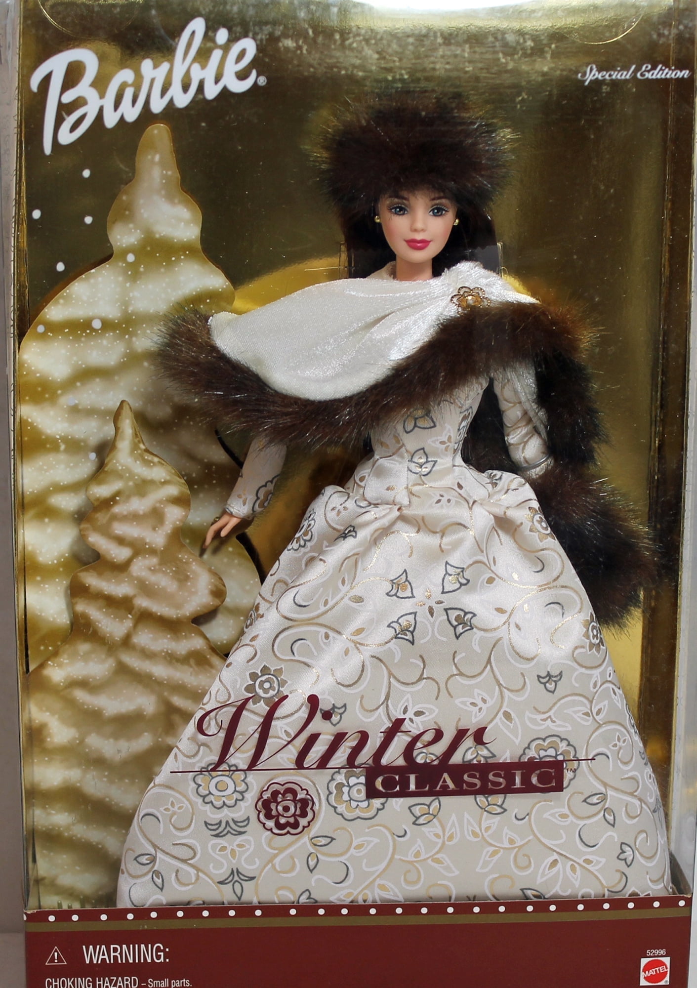 Winter Classic Barbie Special Edition Brunette Doll 2001 Mattel 52996 ...