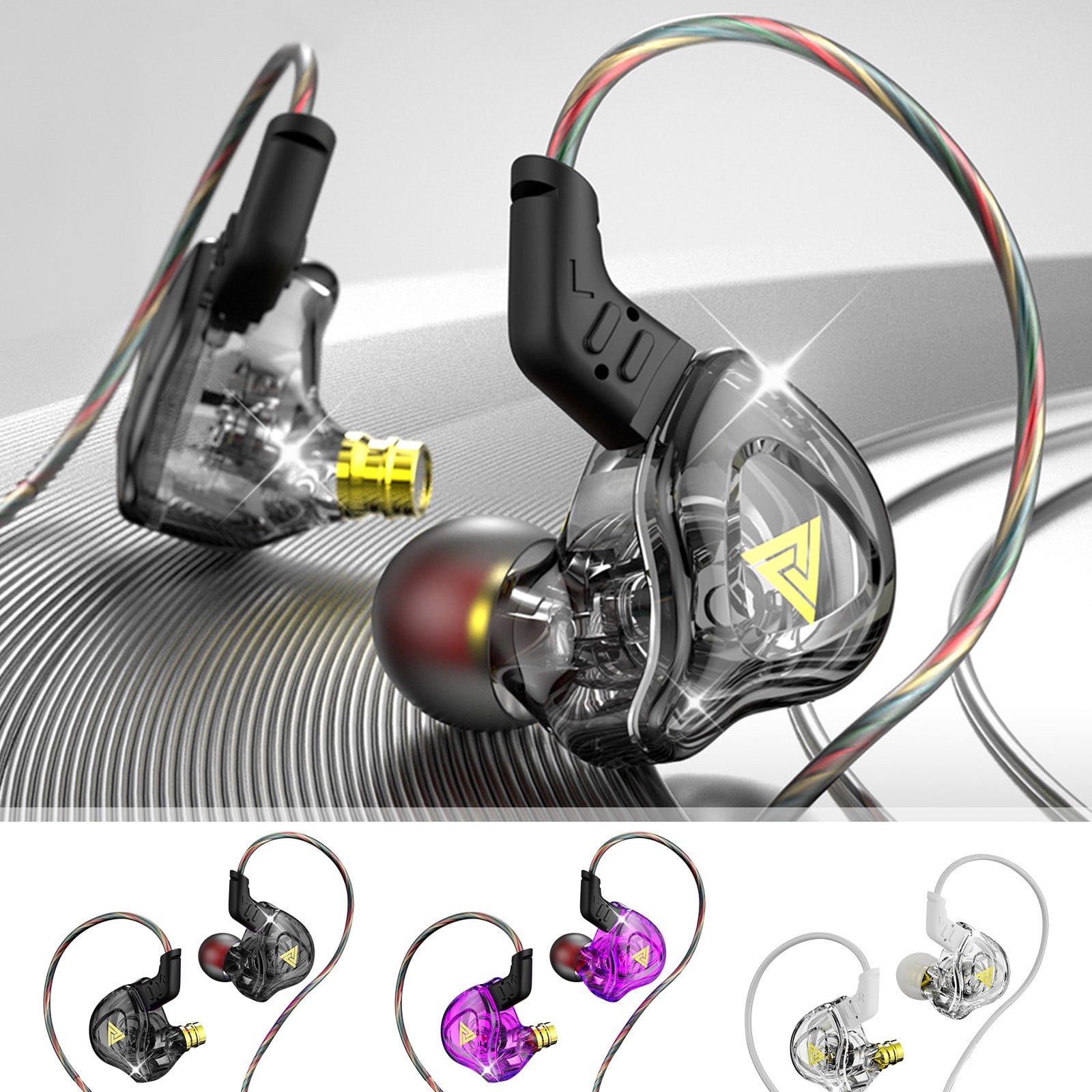 Winter Wired Earbuds - Black displays for media - Walmart Business Supplies