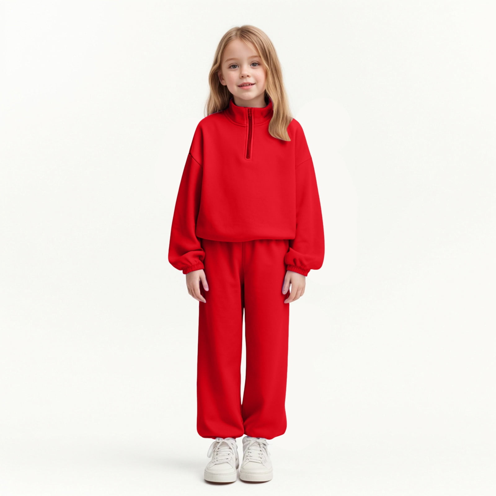 Winter Clothes for Girls Size 7-8 Girls Clothes Fashion Half Zip ...