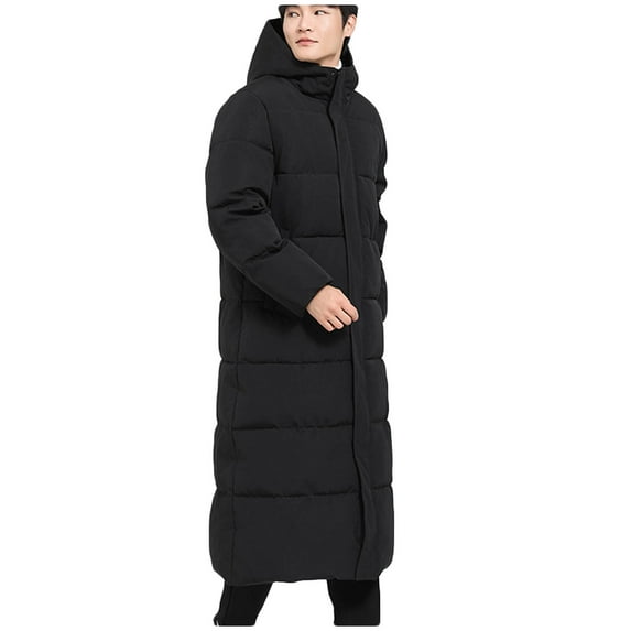 Winter Coats For Men Sevevn Men's Extra Long Parka Winter Coats Hooded ...