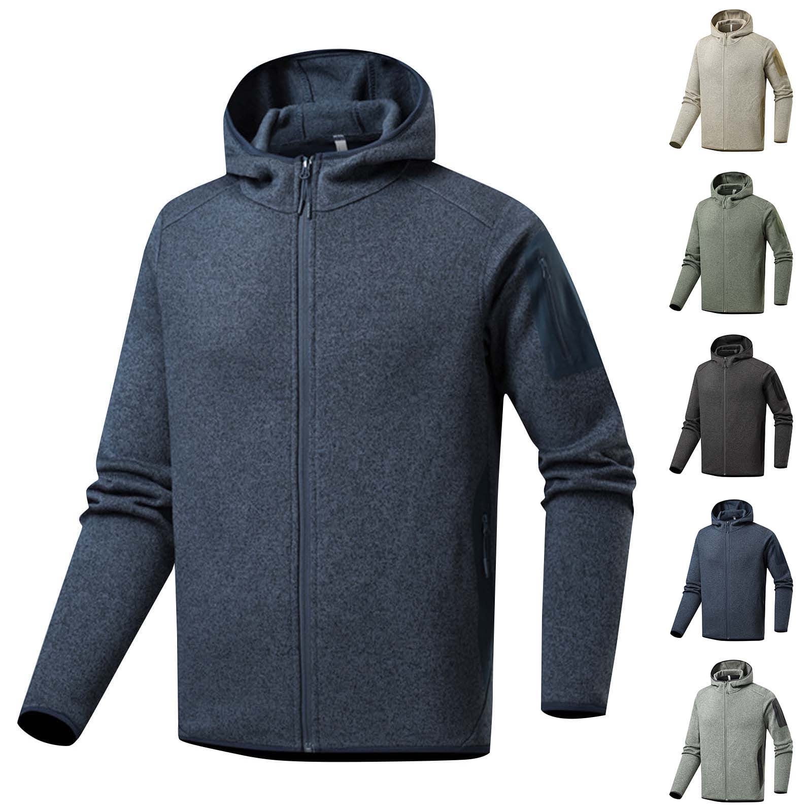 Winter Coats for Men Plus Size Mens Jackets Men Casual Fashion Solid ...