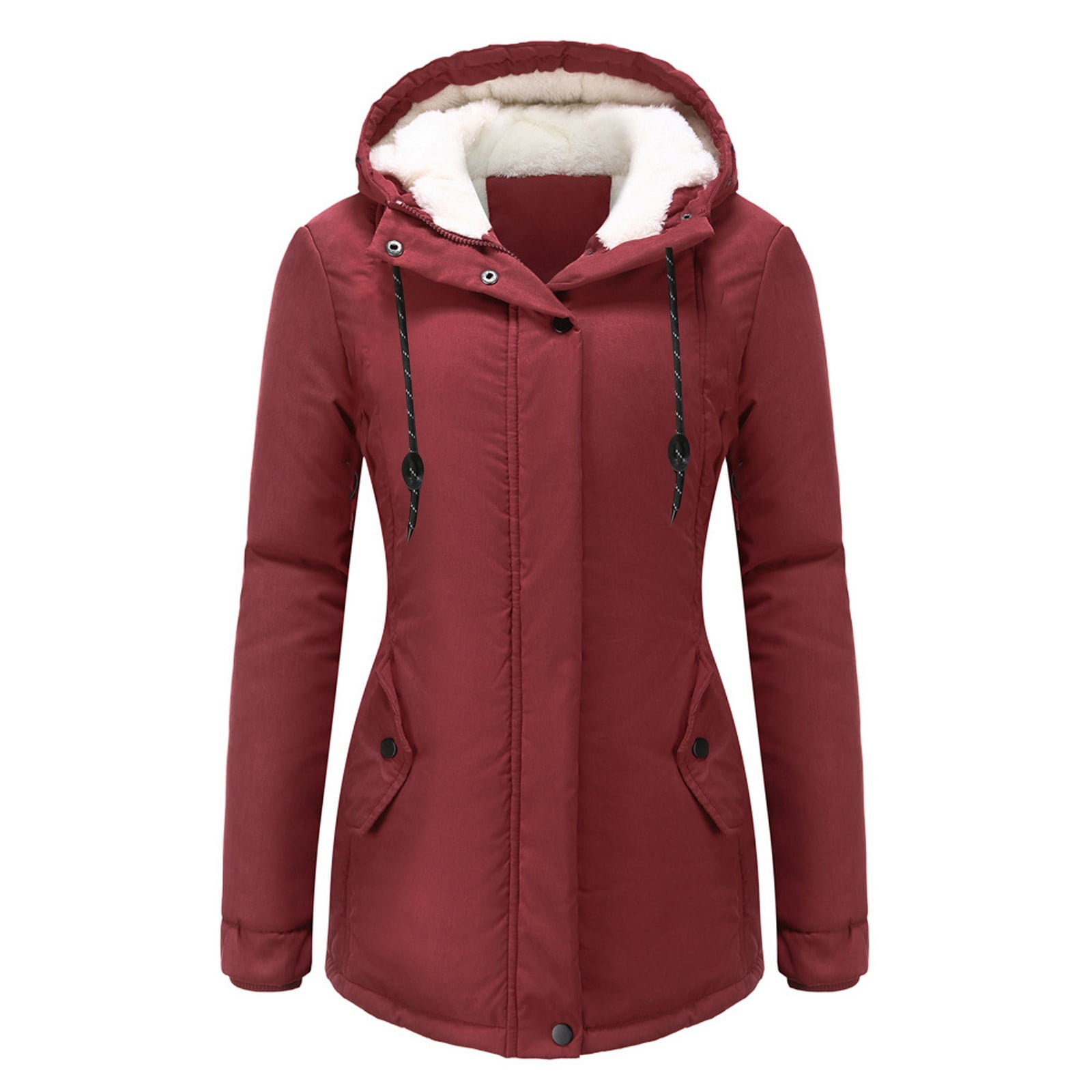Winter Coats for Women,Women's Winter Warm Puffer Jackets Lined Thick ...