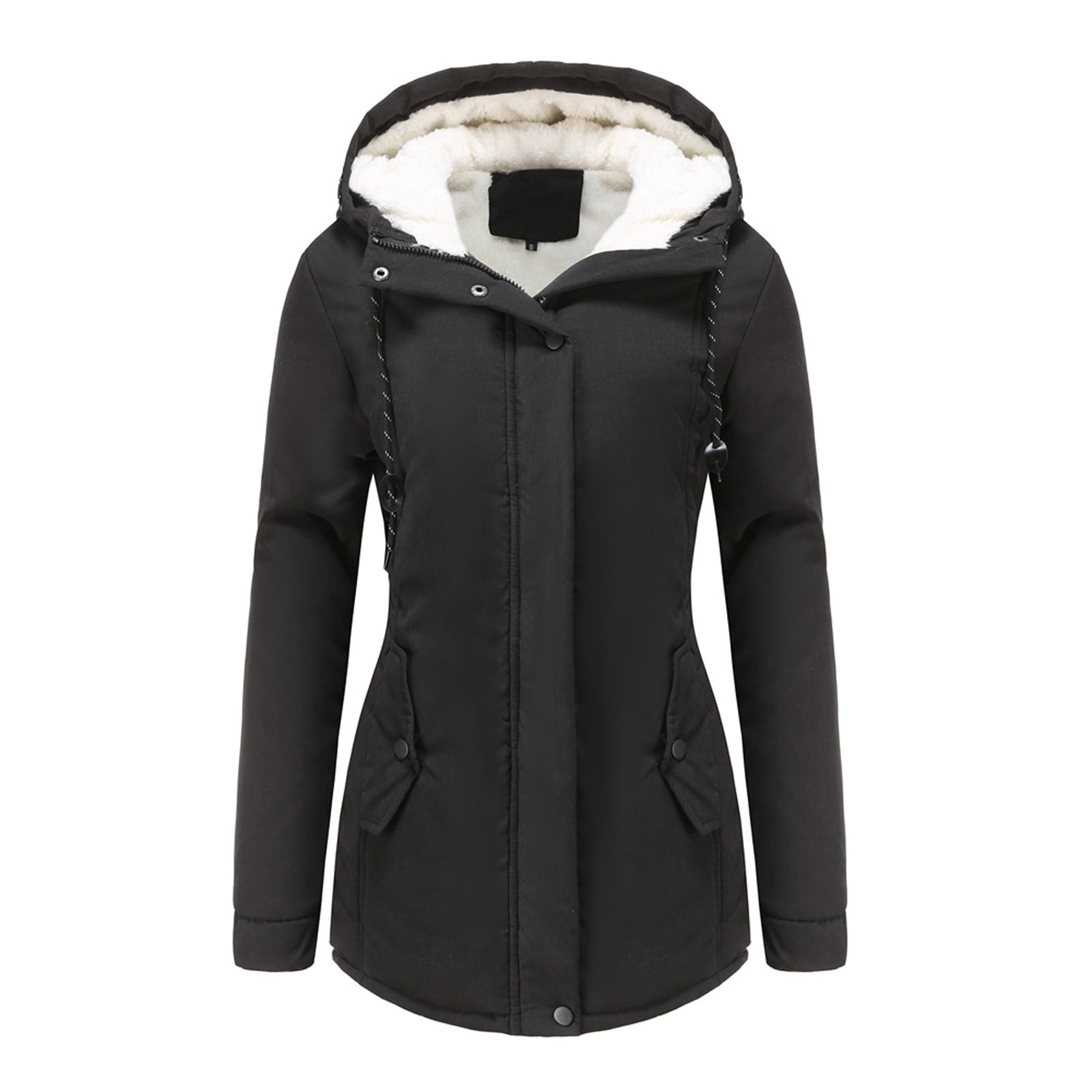 Winter Coats for Women,Women's Winter Warm Puffer Jackets Lined Thick ...
