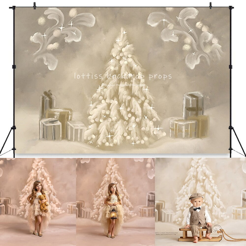 Winter Cocoa Forest Backdrops Adult Child Portrait Photography For ...