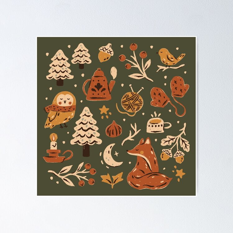 Winter Comfort Poster, UNFRAMED-12x18 - Walmart.com