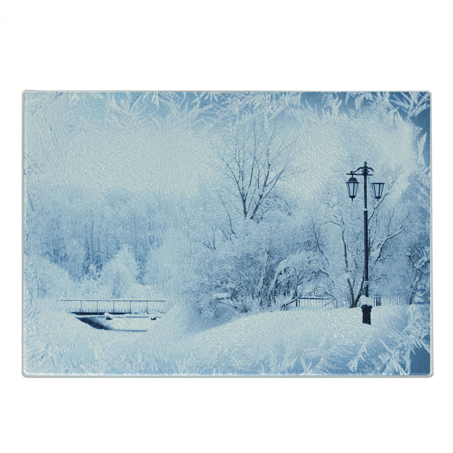 Winter Cutting Board, Winter Trees in Wonderland Theme Christmas New ...