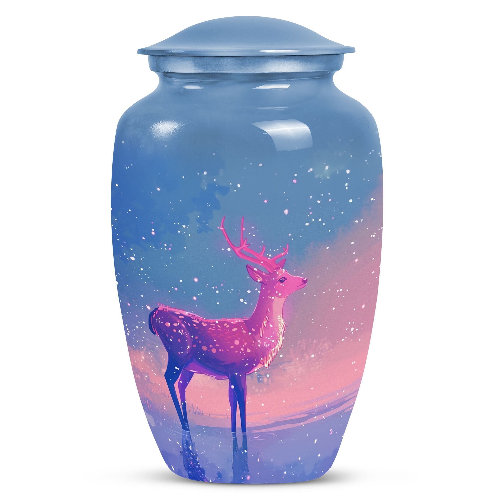 Winter Deer Dream Stag Large Urns For Human Ashes Adult - Cremation Urn ...