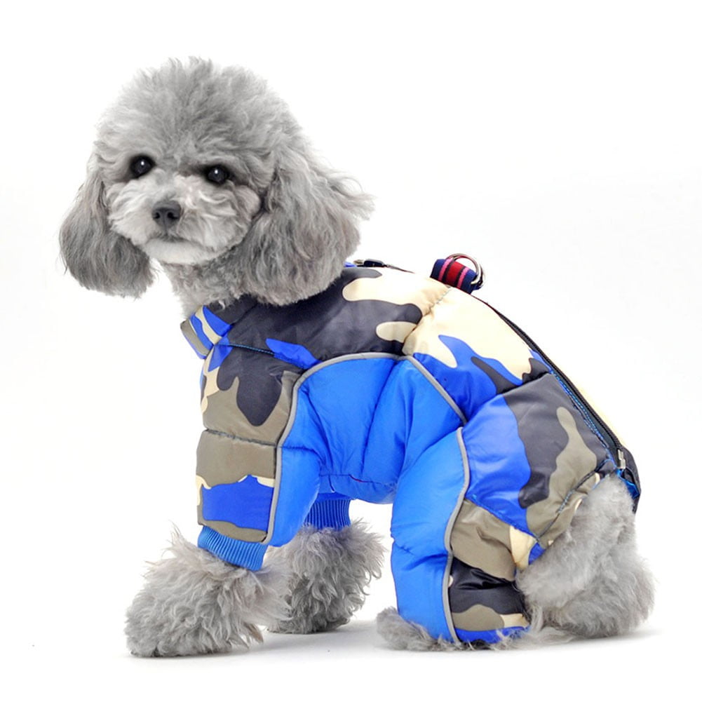 Winter Dog Clothes Pet Warm Jacket Thicker Cotton Coat Waterproof Small ...