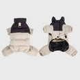Winter Dog Clothes, Windproof Stand Collar & Four-Legged Coverage Dog ...