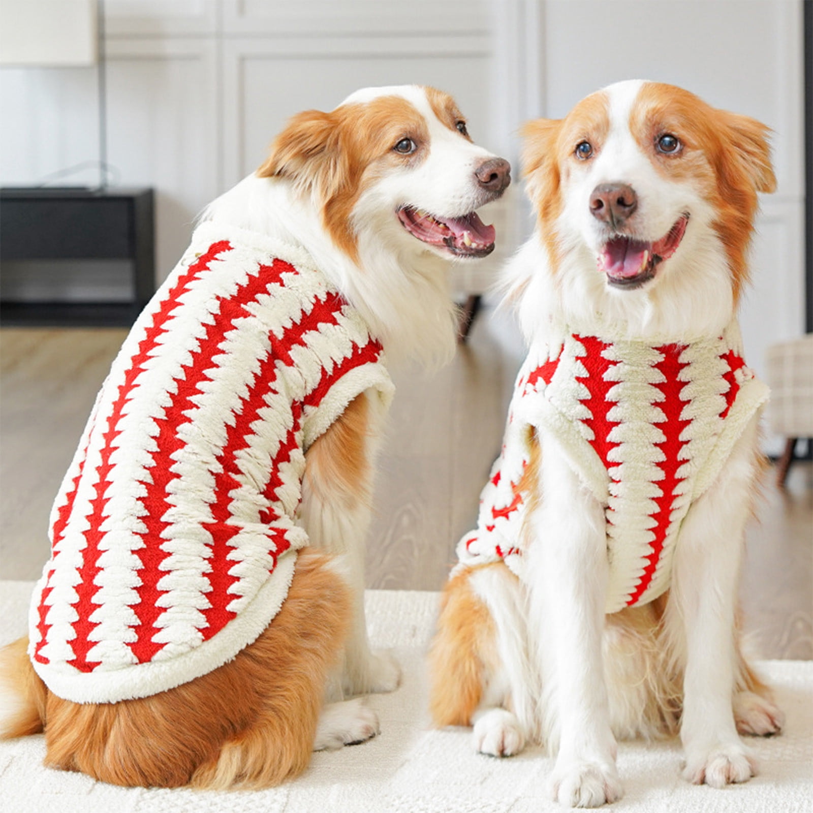 Winter Dog Coat for Small Medium Dogs with D Ring Fleece Winter Dog ...