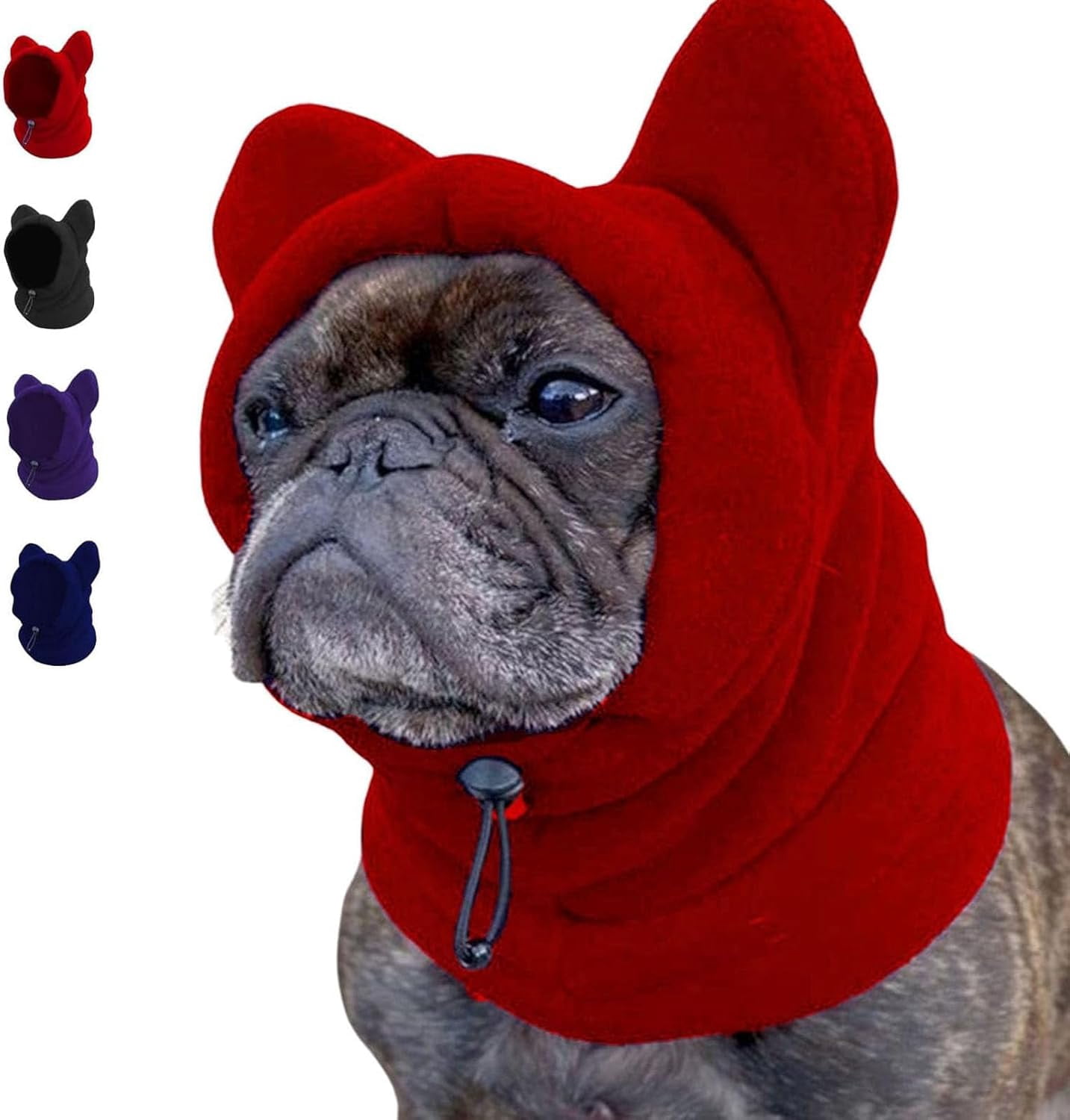 Winter Dog Hat, Neck Ear Warmer Pullover Hood Warm Scarf, Dog Ear Muffs ...