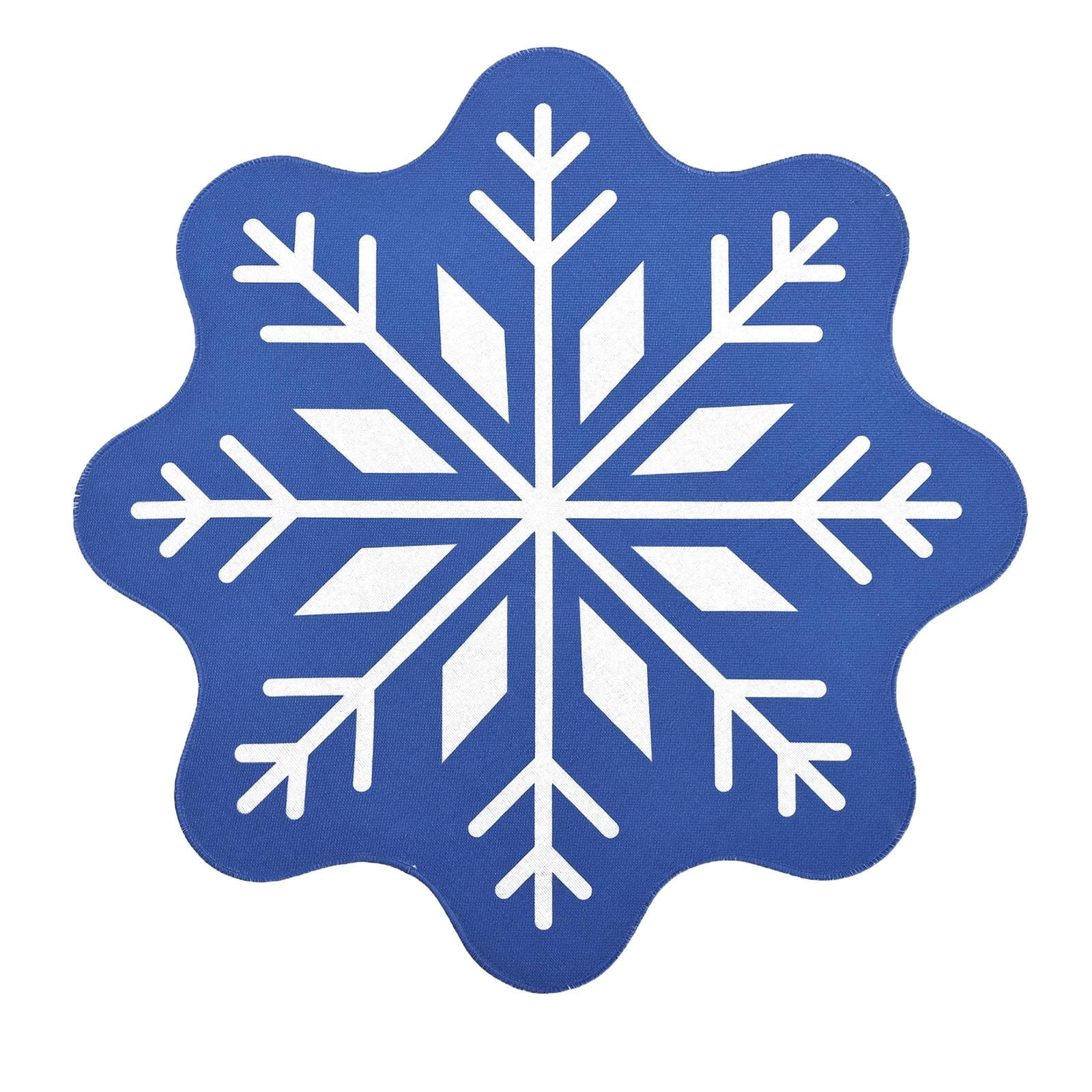 Winter Doormat Snowflake Rug, Non Slip Washable Welcome Mat for Indoor ...
