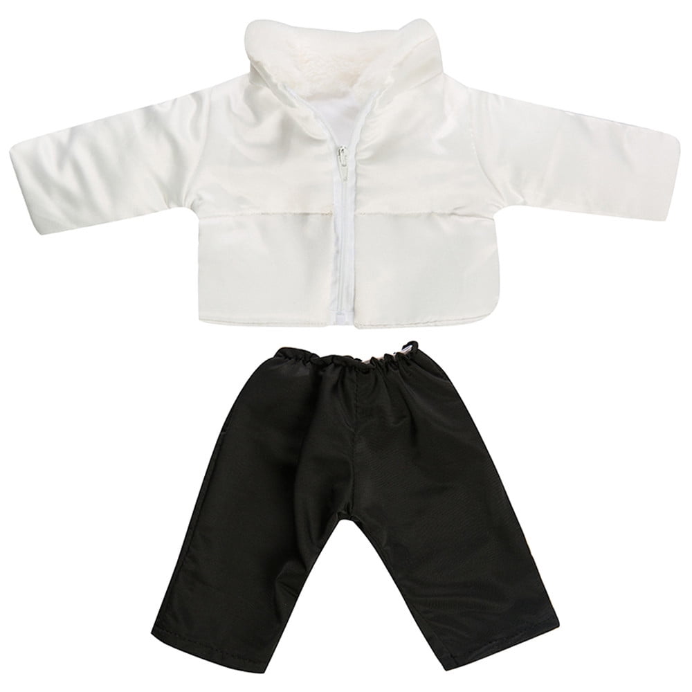 Winter Down Coat for 18" Dolls, 2 Piece Lodge Vacation Ski Down Clothes ...