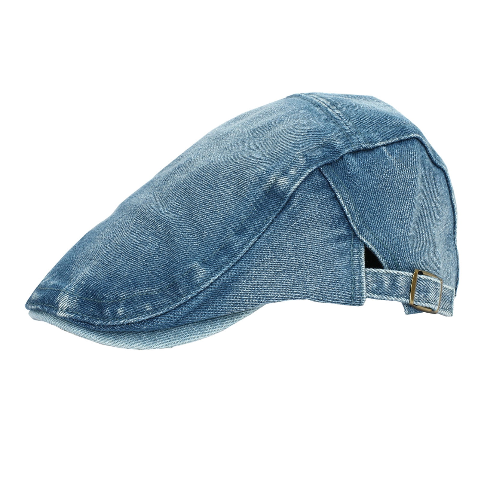 Winter Ear Men Women Cowboy Hat Simple Peaked Cap Washed Breathable ...