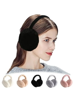 Folded Ear Warmers, Men Premium Fleece Winter Ear Muffs Earmuffs for ...
