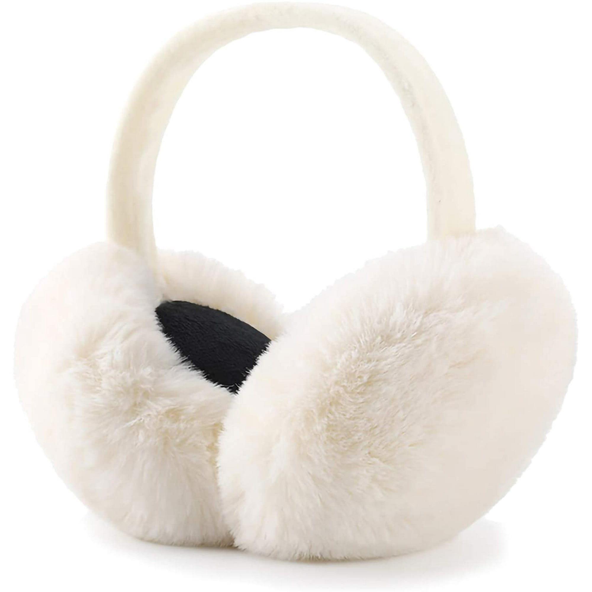 White Fluffy Ear Muffs