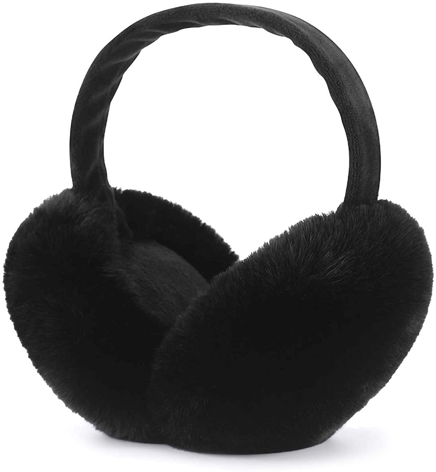 Winter Ear Muffs Faux Fur Warm Earmuffs Cute Foldable Outdoor Ear Warmers For Women Girls