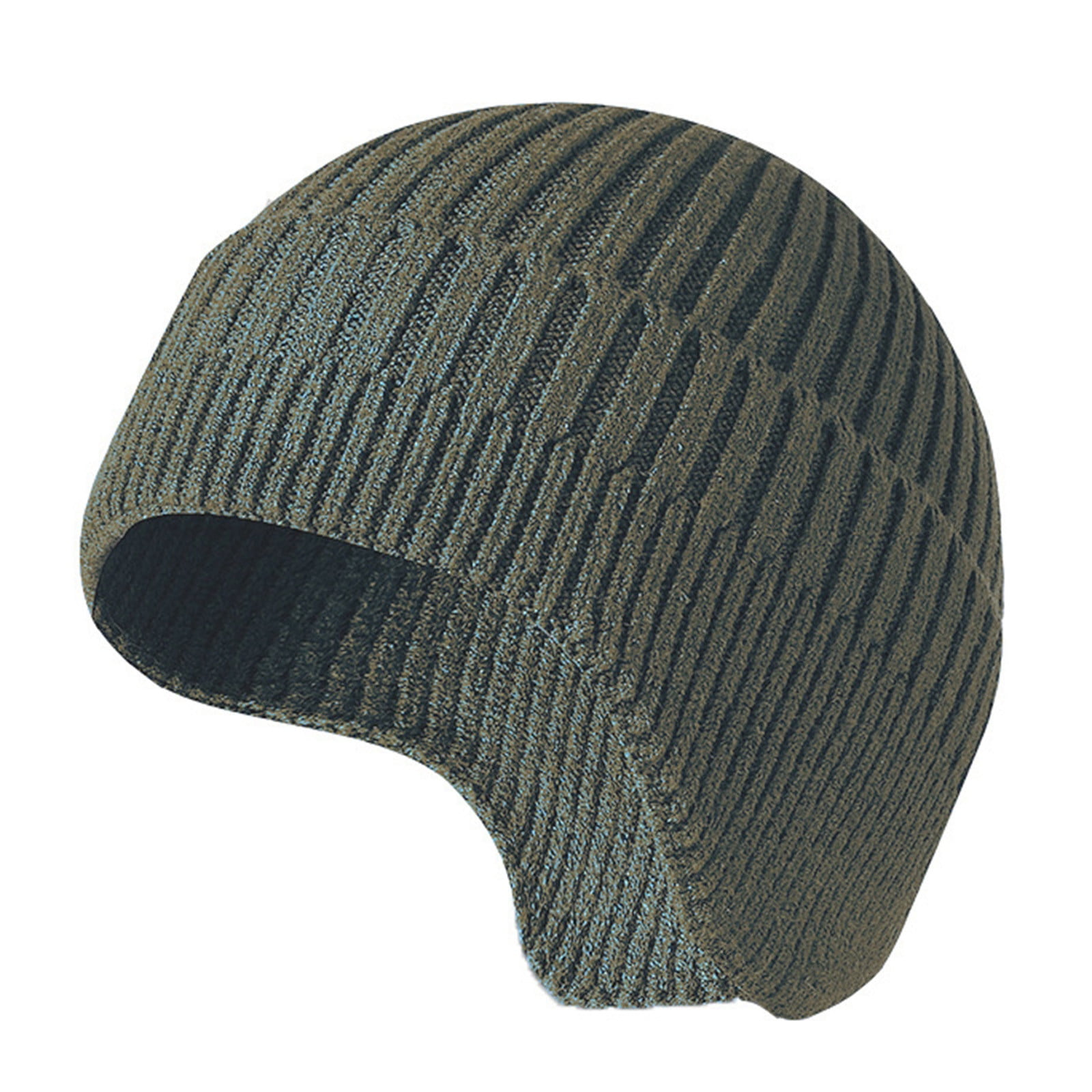 Winter Earflap Knitted Cap Men Warm Womens For Women Hat Knit Baseball ...