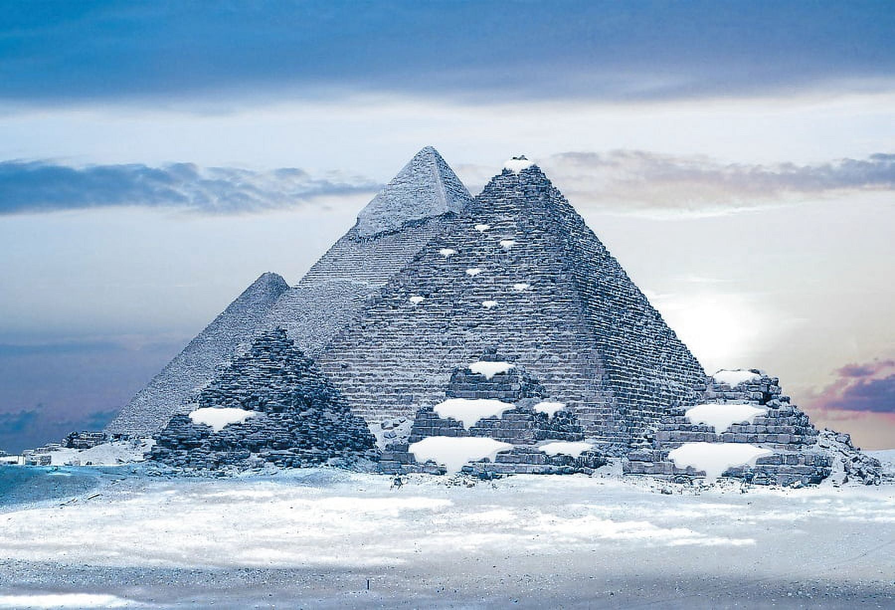 Winter Egyptian Pyramid Photography Backdrop Ancient Egyptian ...