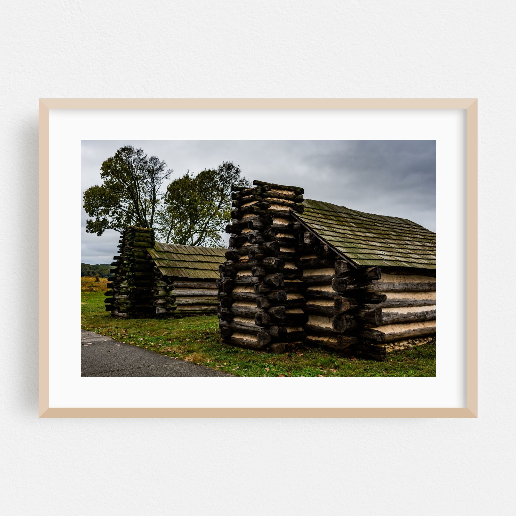 Winter Encampment Huts At Valley Forge - King of Prussia Pennsylvania ...