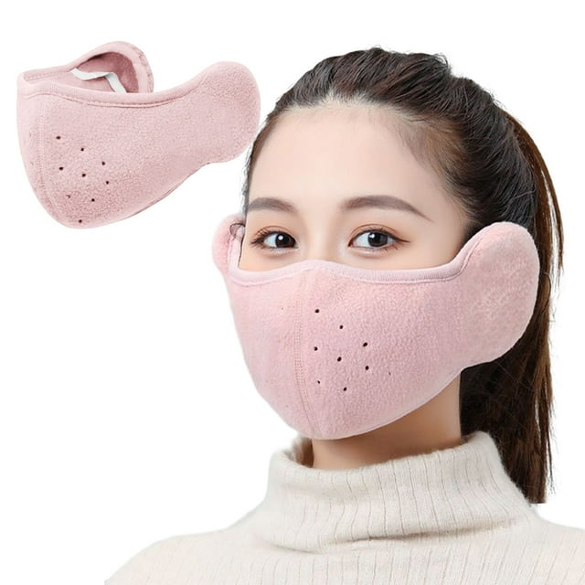 Winter Face Mask for Men Women Windproof Half Face Mask with Earflap ...