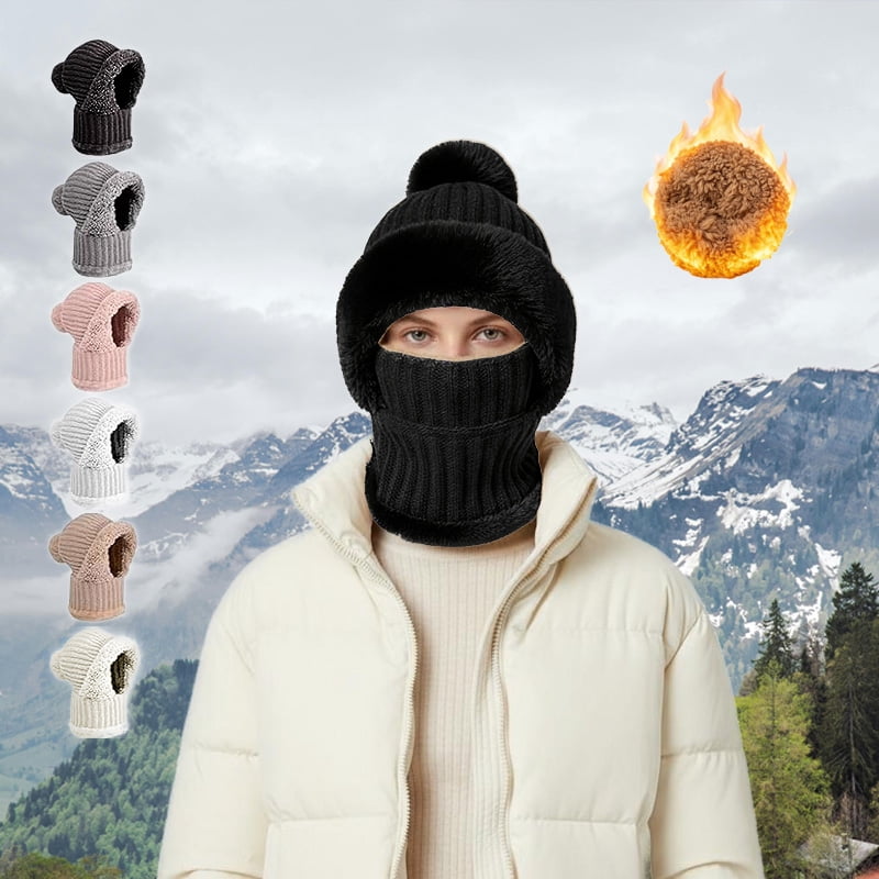 Winter Fleece Balaclava for Women - 2 Pack 3-in-1 Cold Resistant ...