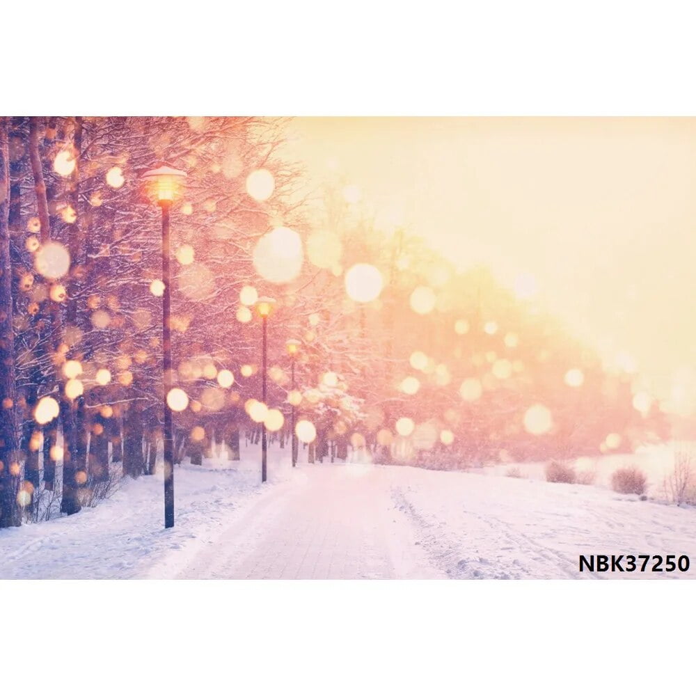 Winter Forest Trees Branches Snow Storm Landscape Photography Backdrops ...