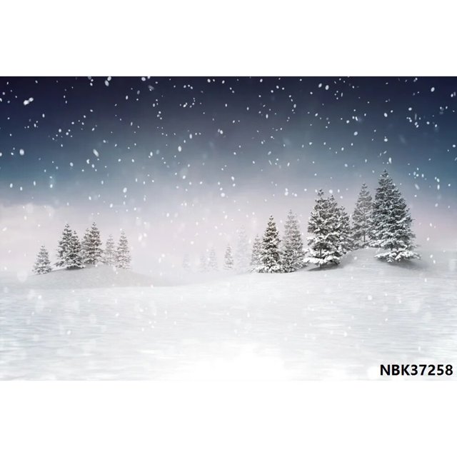 Winter Forest Trees Branches Snow Storm Landscape Photography Backdrops ...